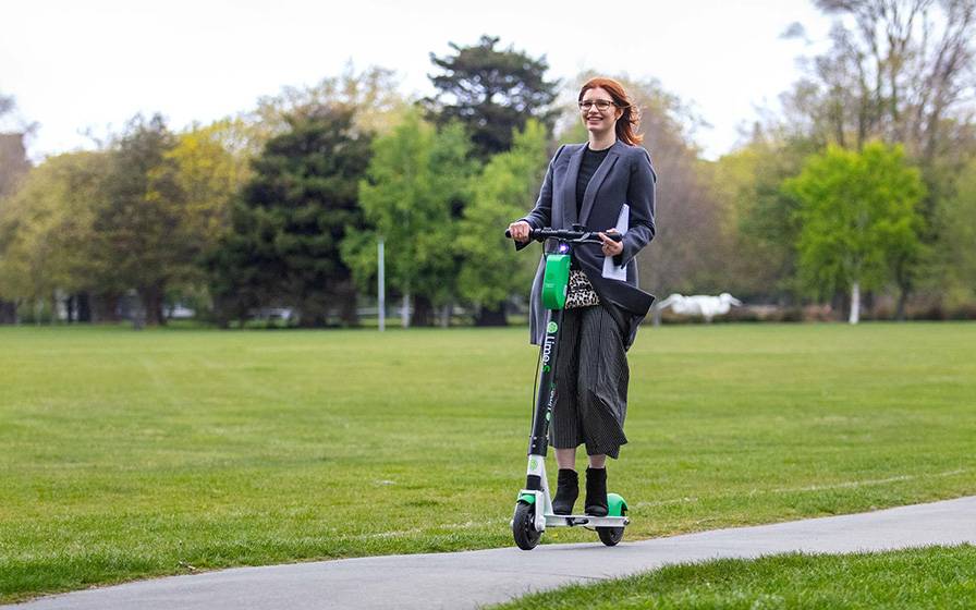 Not just millennials steering smashed avocado scooters
